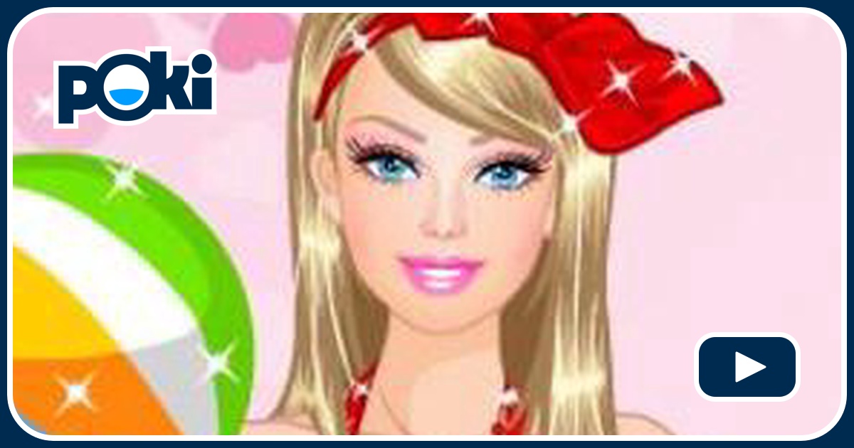 BARBIE BEACH DRESS-UP Online - Hraj zdarma na Poki.cz!