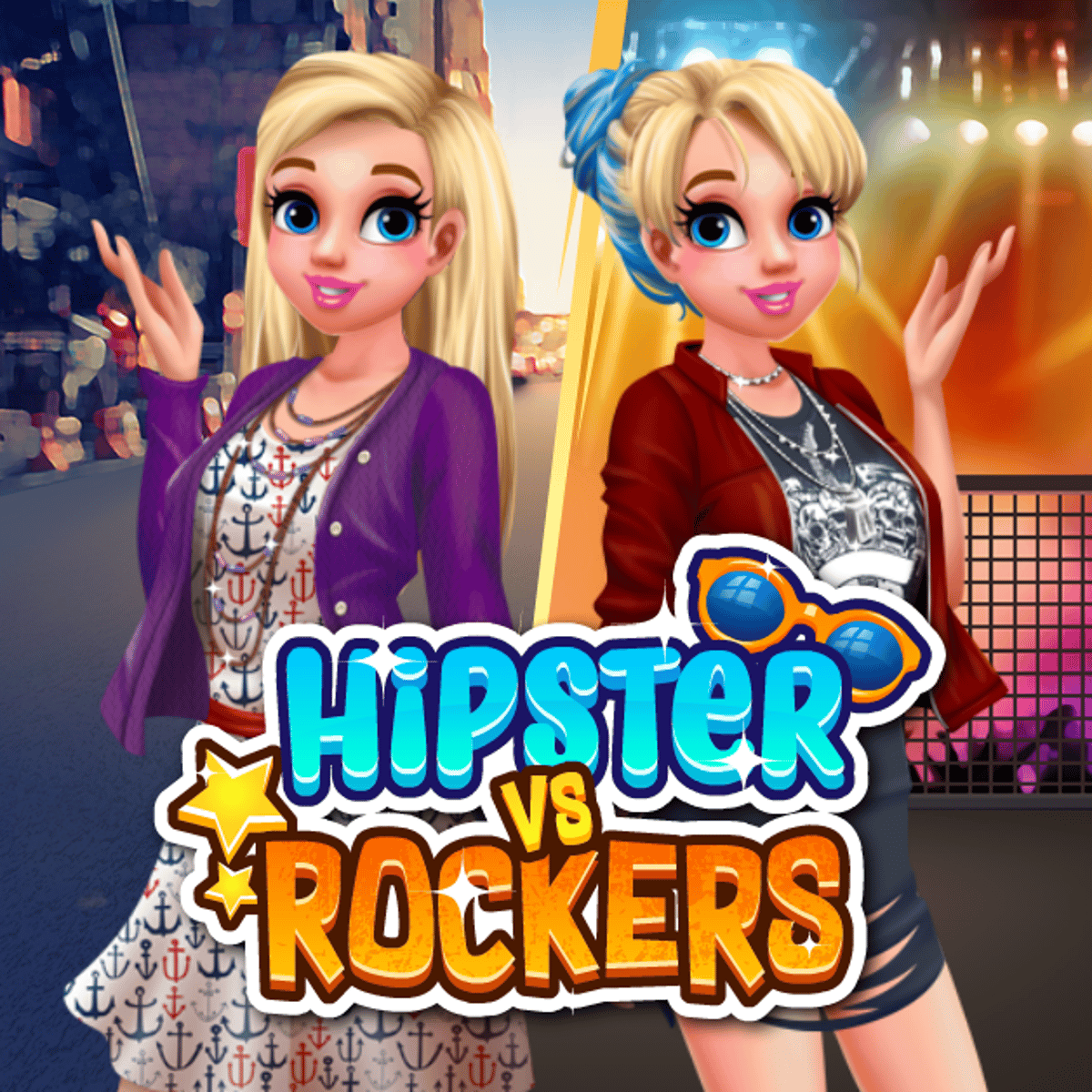 HIPSTER VS ROCKERS - Play Online for Free! | Poki